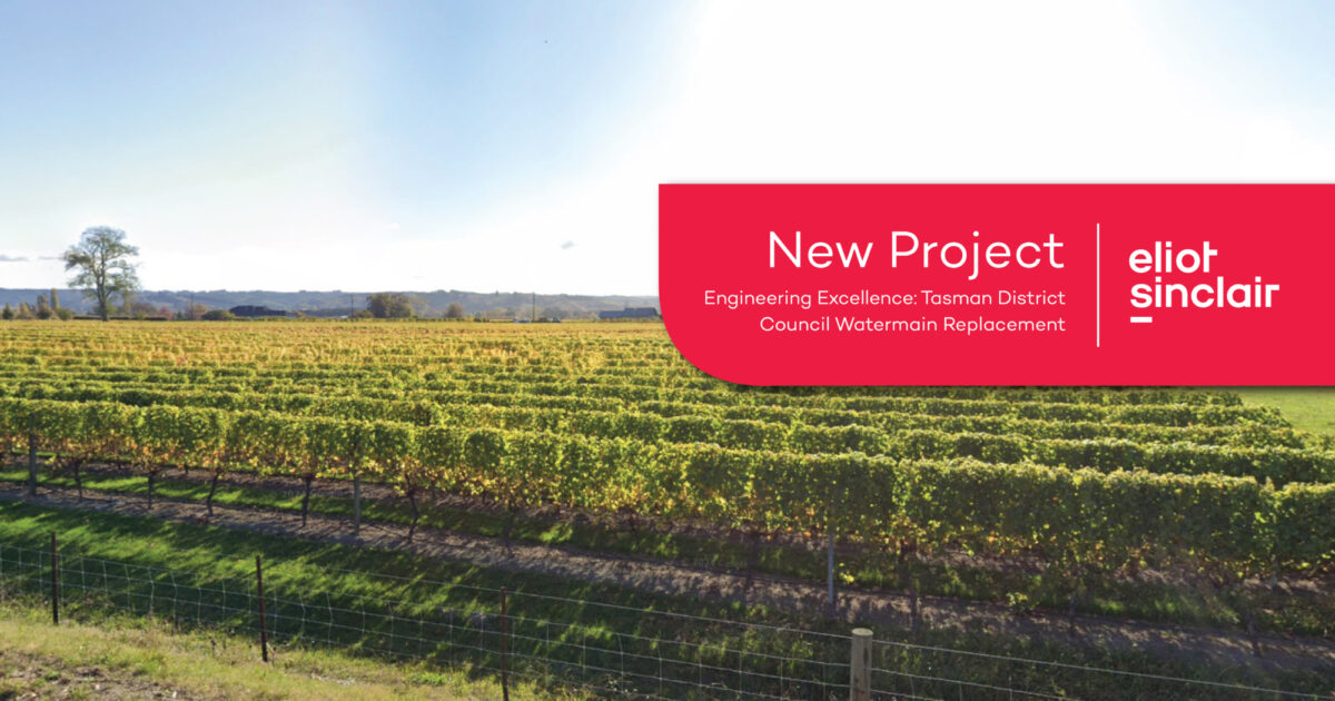 Engineering Excellence: Tasman District Council Watermain Replacement | Eliot Sinclair